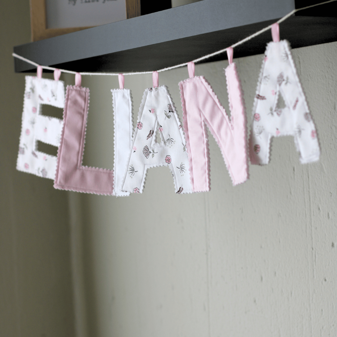 Custom Fabric Name Banners – Little Wildflower South Africa